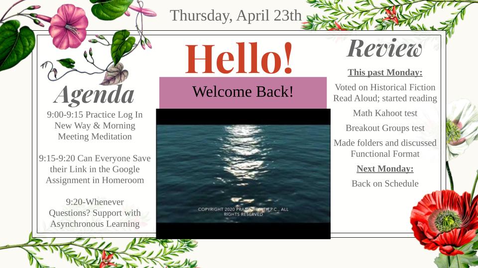 5 Structures for Online Morning Meetings – Charmed by Challenge