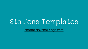 Virtual Stations – Charmed by Challenge